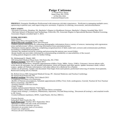 my resume | DOC