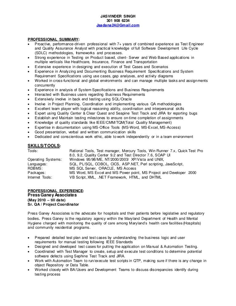 Resume updated