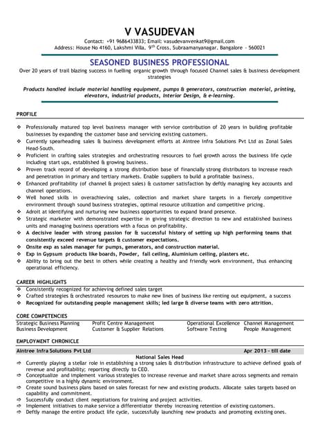 Resume vasudevan.doc