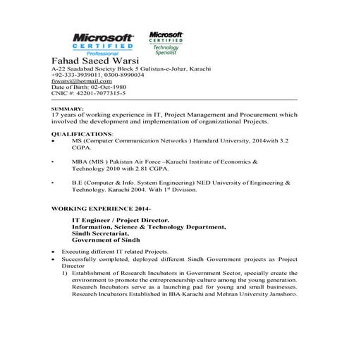 Resume - Fasieh Mehta v.11