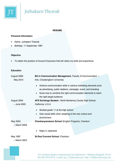 JET ALT Resume (pdf) | PDF