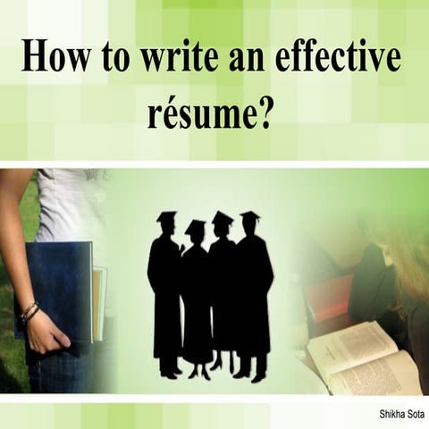 Resume Writing | PPT