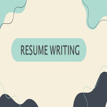 RESUME WRITING.pptx