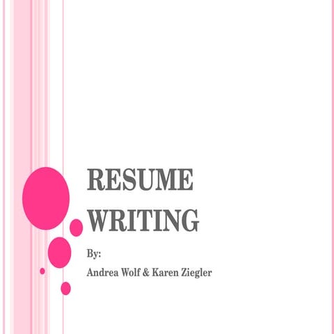 Resume Writing High School | PPT | Resume Writing and Advice | Job Search