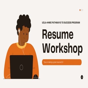 Resume Writing Presentation for Career progression | PDF