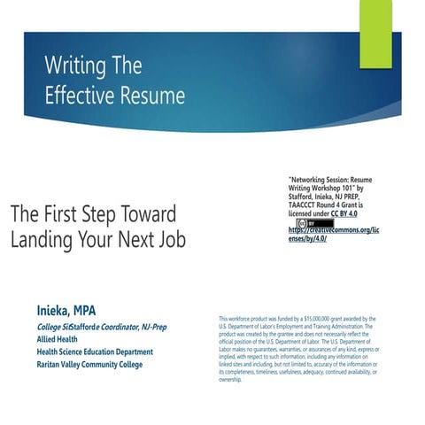 The do’s and don’ts of resumes | PPT