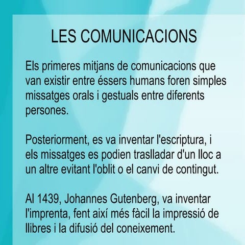 Resum les comunicacions | ODP