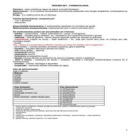 Resumo np1 | DOC