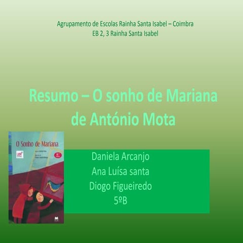 O sonho de mariana | PPTX