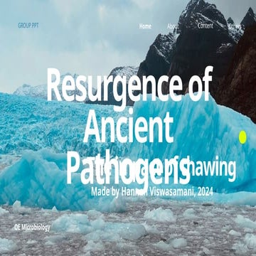 Resurgence of Ancient Pathogens microbiology.pptx