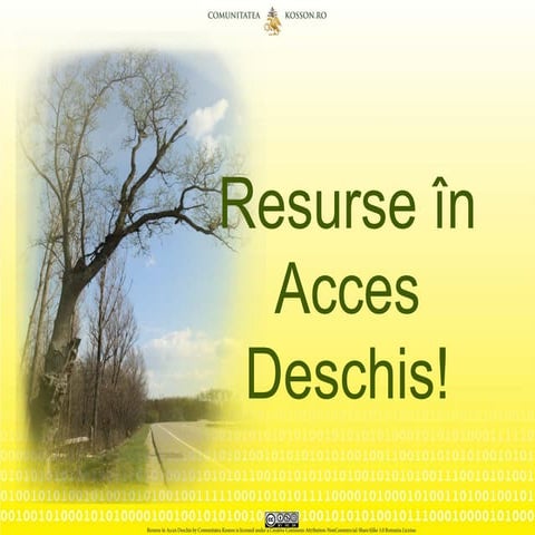 Resurse în acces deschis | PDF