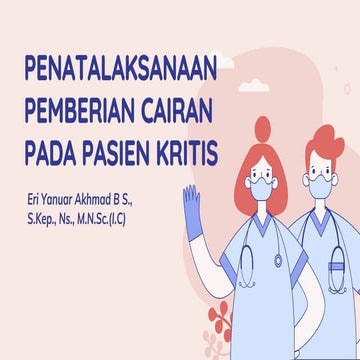 Resusitasi Cairan Pada Pasien Kritis | PDF