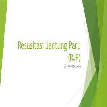 Resusitasi Jantung Paru untuk kesehatan. | PPTX