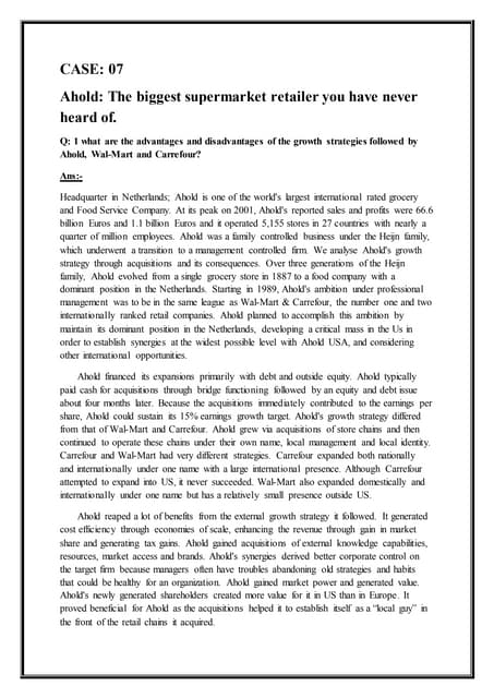 Aldi Final Report | PDF | Retail Industry | Industries