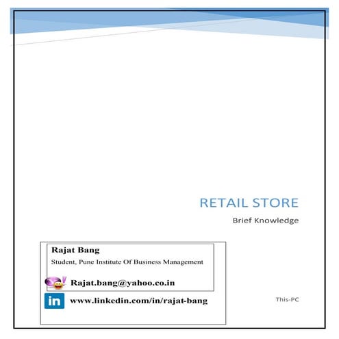 Retail detail | PDF