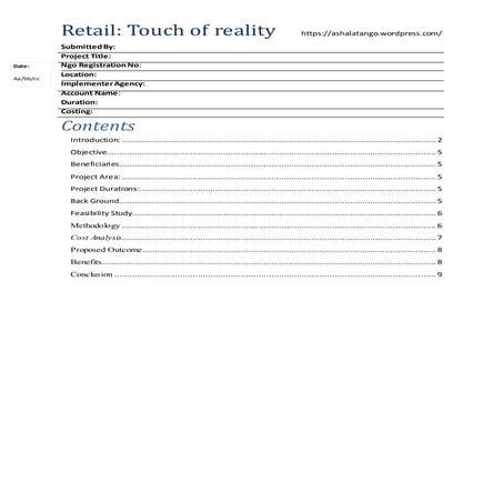 Retail Project | PDF