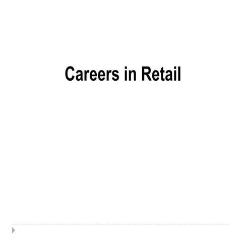 Retail career | PPT