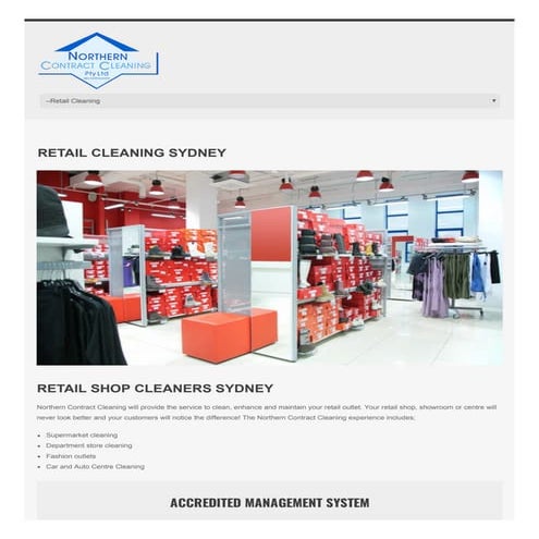 Retail Cleaning Sydney - Retail Shop Cleaners Sydney | PDF
