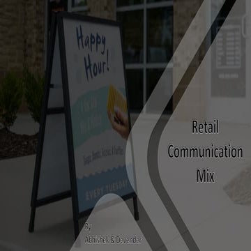 Retail Communication Mix .pptx