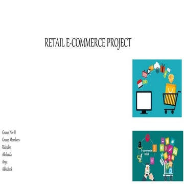 Retail e commerce project | PPTX