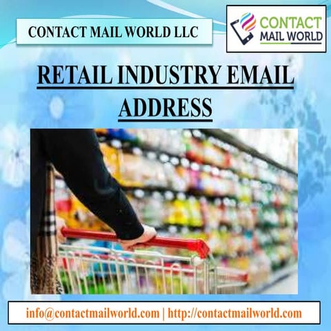 Retail industry email address | PPTX