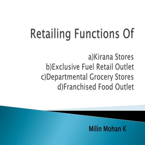 Retailing functions | PPT