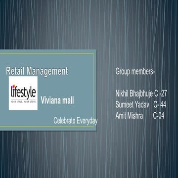 Retail management | PPT