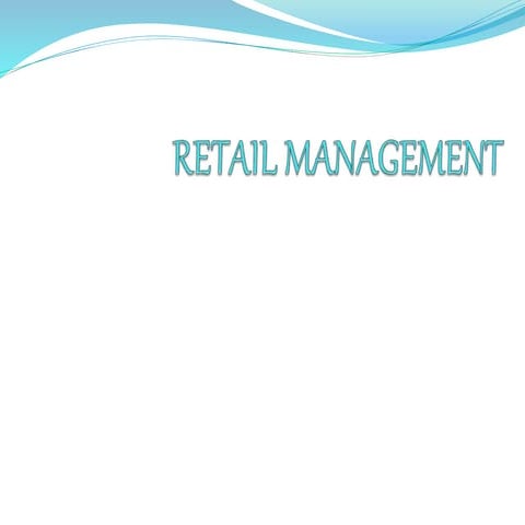 Retail store operations | PPTX