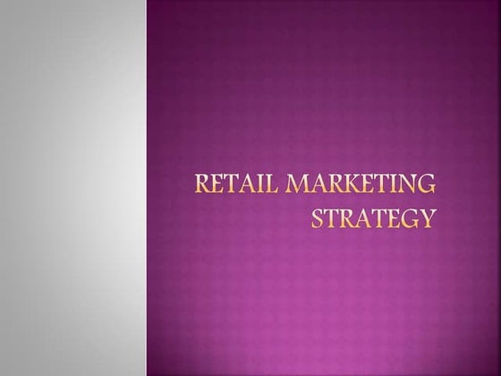 Strategic Marketing Plan - 99 Speedmart | PPT