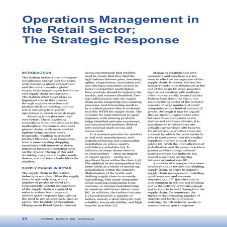 Retail Operations | PDF