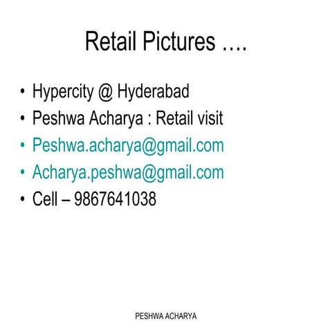 HYPERMARKET ...ORGANISED RETAIL | PPT