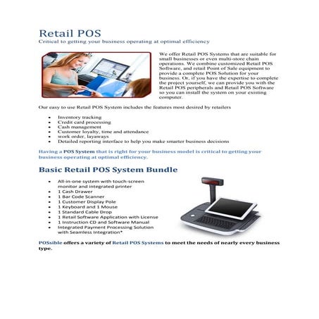 Retail POS | POSsible POS | PDF