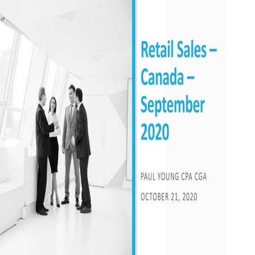 Retail Sales| Consumer Spending| Canada| September 2020 | PPTX