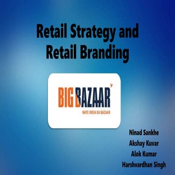 Retail strategy and retail branding | PPTX