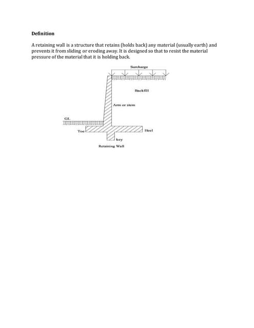 How to build a retaining wall | PDF