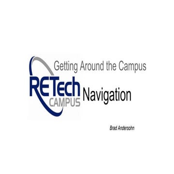 Re tech campus nav and collaboration tutorial | PPT