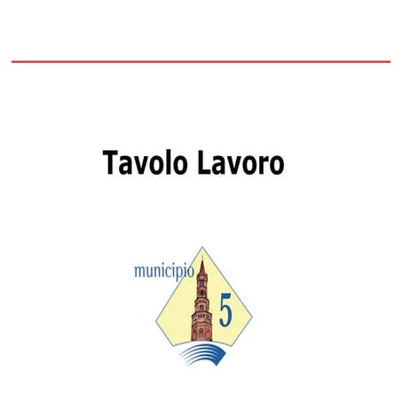 Rete Lavoro Municipio 5 | PDF