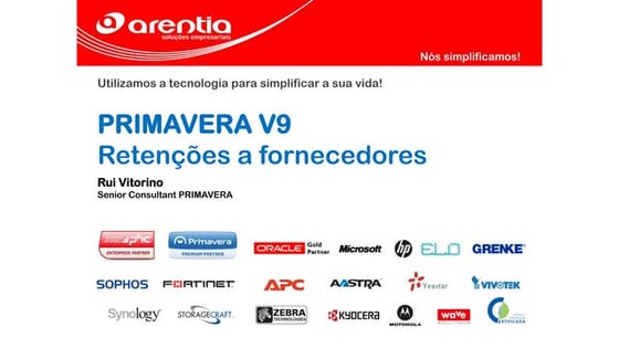 PRIMAVERA - Tratamento do IVA no ERP PRIMAVERA | PPT
