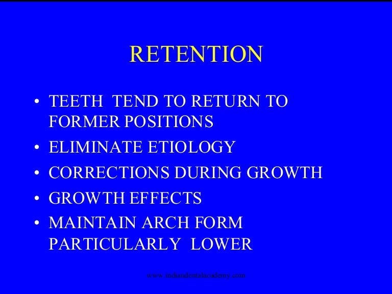 Retention Definition