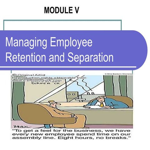 Retention and seperation module v | PPT