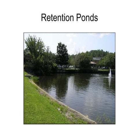 Retention ponds | PPTX