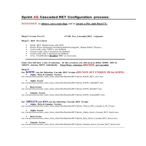 Ret guide argus-rfs | DOC