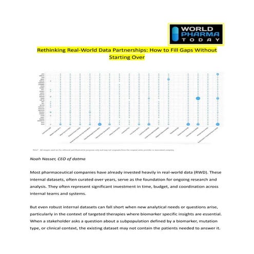 Rethinking Real-World Data Partnerships: How to Fill Gaps Without ...
