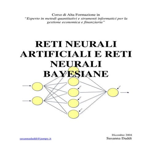 RETI NEURALI ARTIFICIALI E RETI NEURALI BAYESIANE | PDF