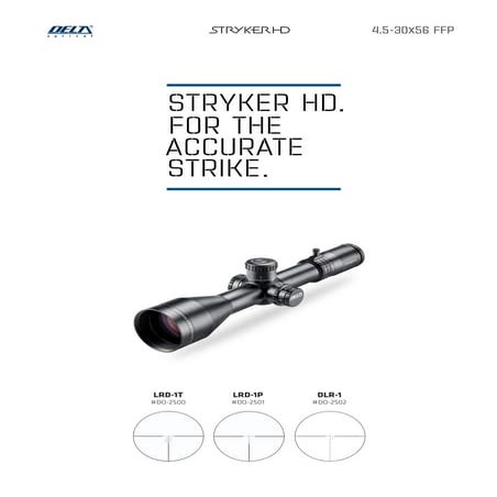 Technical data NIGHTFORCE Reticle MIL-R | Optics Trade