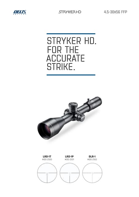 Technical Sheet | ATACR Reticle FC-DM | Optics Trade | PDF