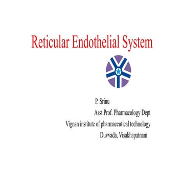 Reticular endothelial system | PPTX