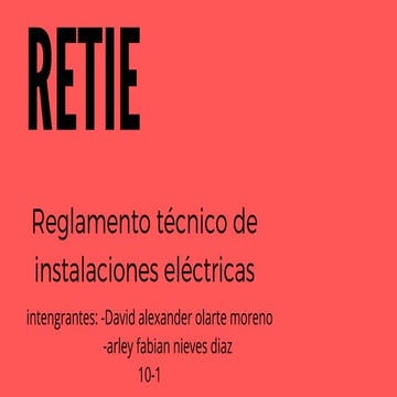 Cartilla RETIE | PPTX