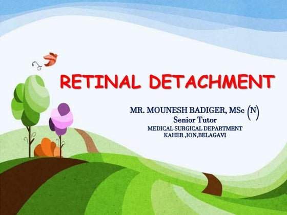 Retinal detachment | PPT