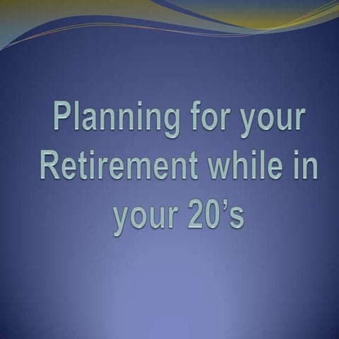 Types of Retirement Accounts | PPTX